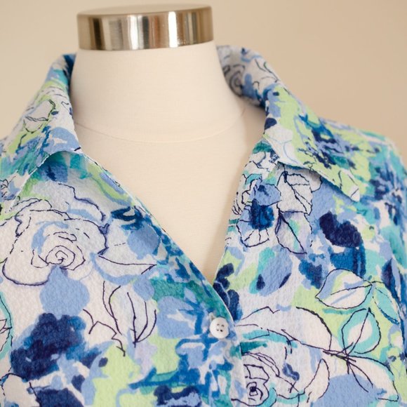 Koret | Tops | Koret Lightweight Floral Blouse | Poshmark